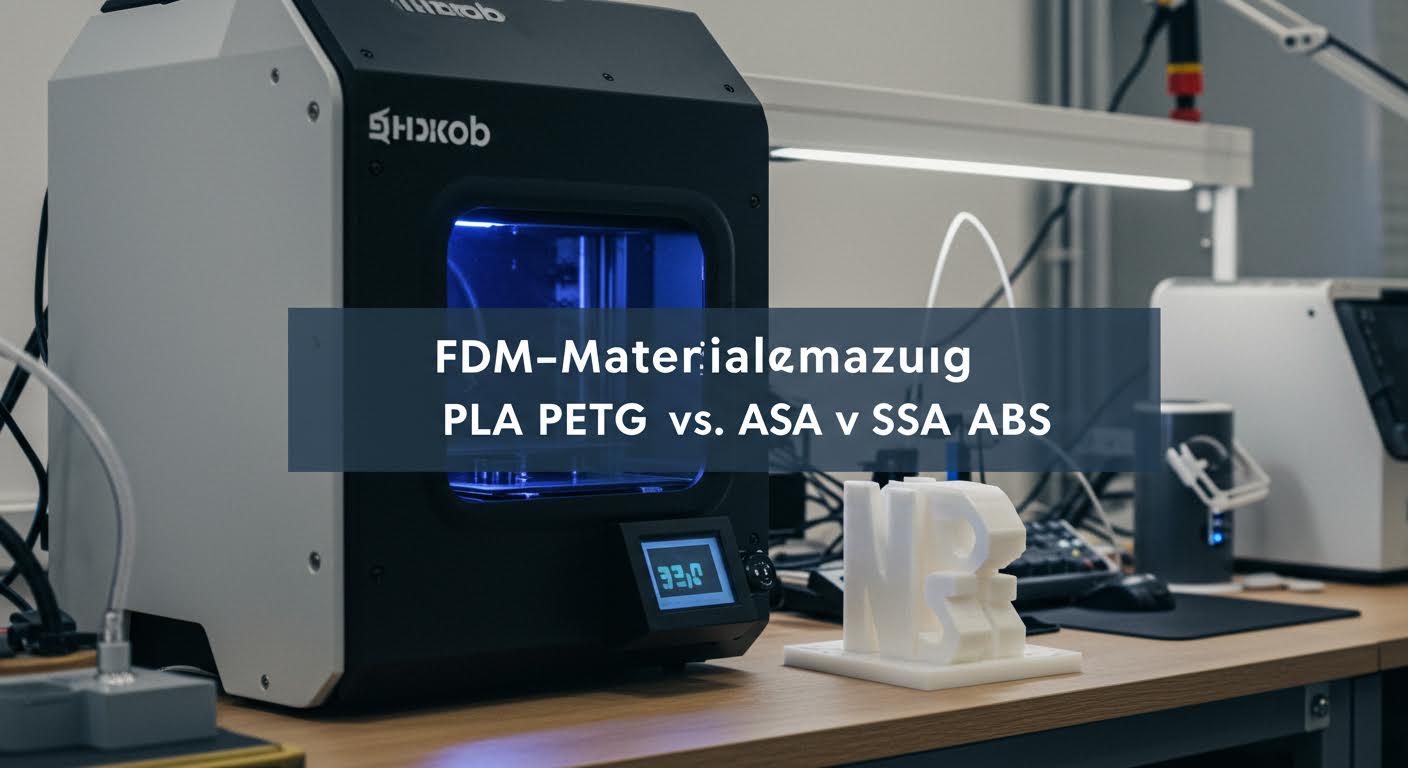FDM-Materialvergleich: PLA vs. PETG vs. ASA vs. ABS | SMP Druck Blog